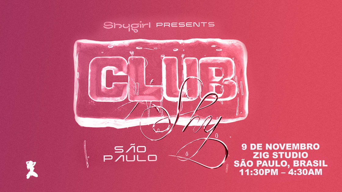 Clubshy @ Zigstudio 9/11 23:30, São Paulo · Ingressos Shotgun