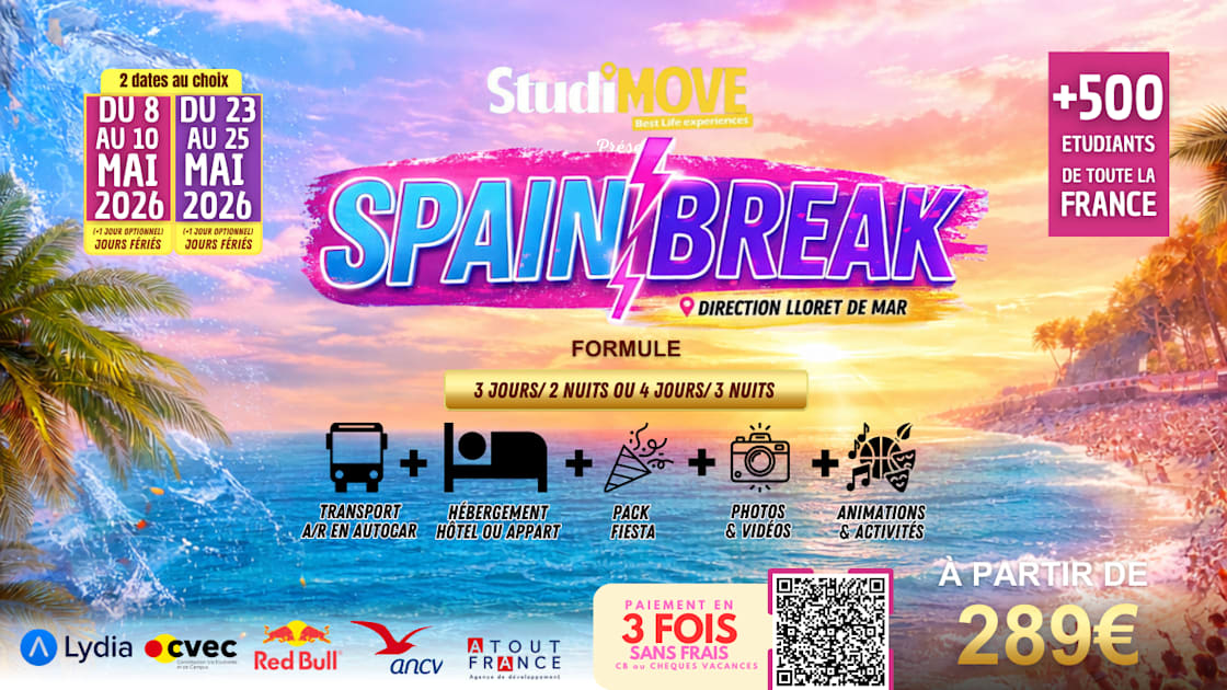 Spain Break 2026 - Lloret Del Mar 2, Barcelona · Ingressos Shotgun