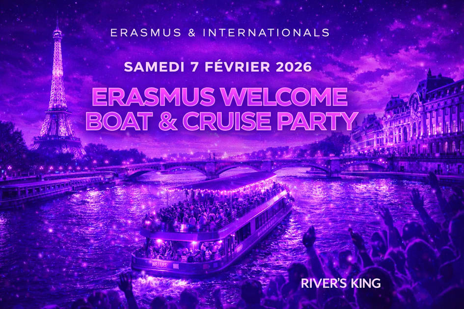 Erasmus Cruise & Boat Party - Welcome To Paris, Paris · Shotgun Tickets
