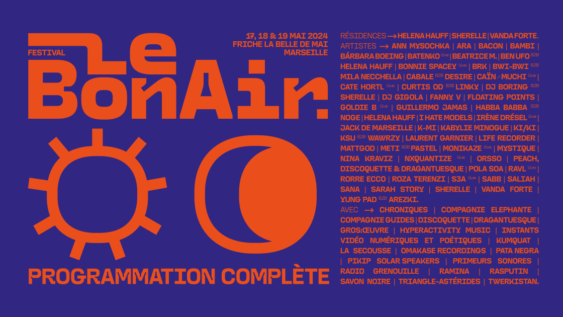 Festival Le Bon Air 2024, Marseille · Billets Shotgun