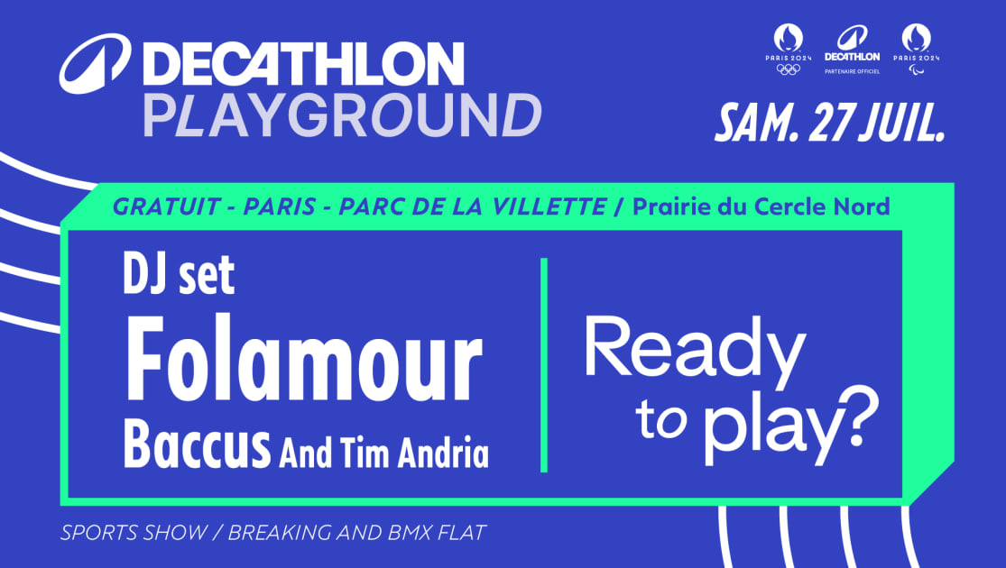 Decathlon Playground - Opening, Paris · Shotgun Tickets