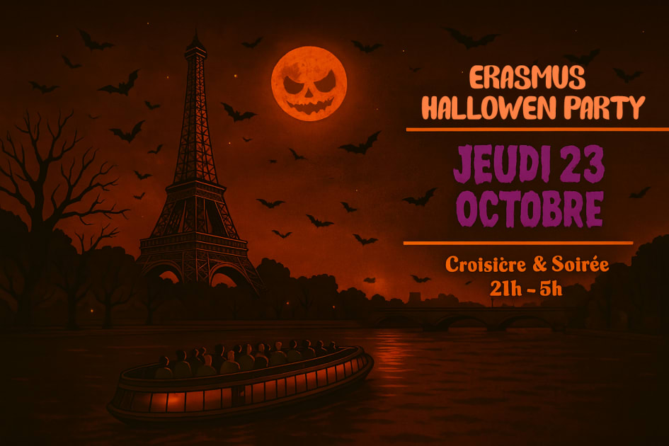 Erasmus Cruise + Boat Party, Paris · Ingressos Shotgun