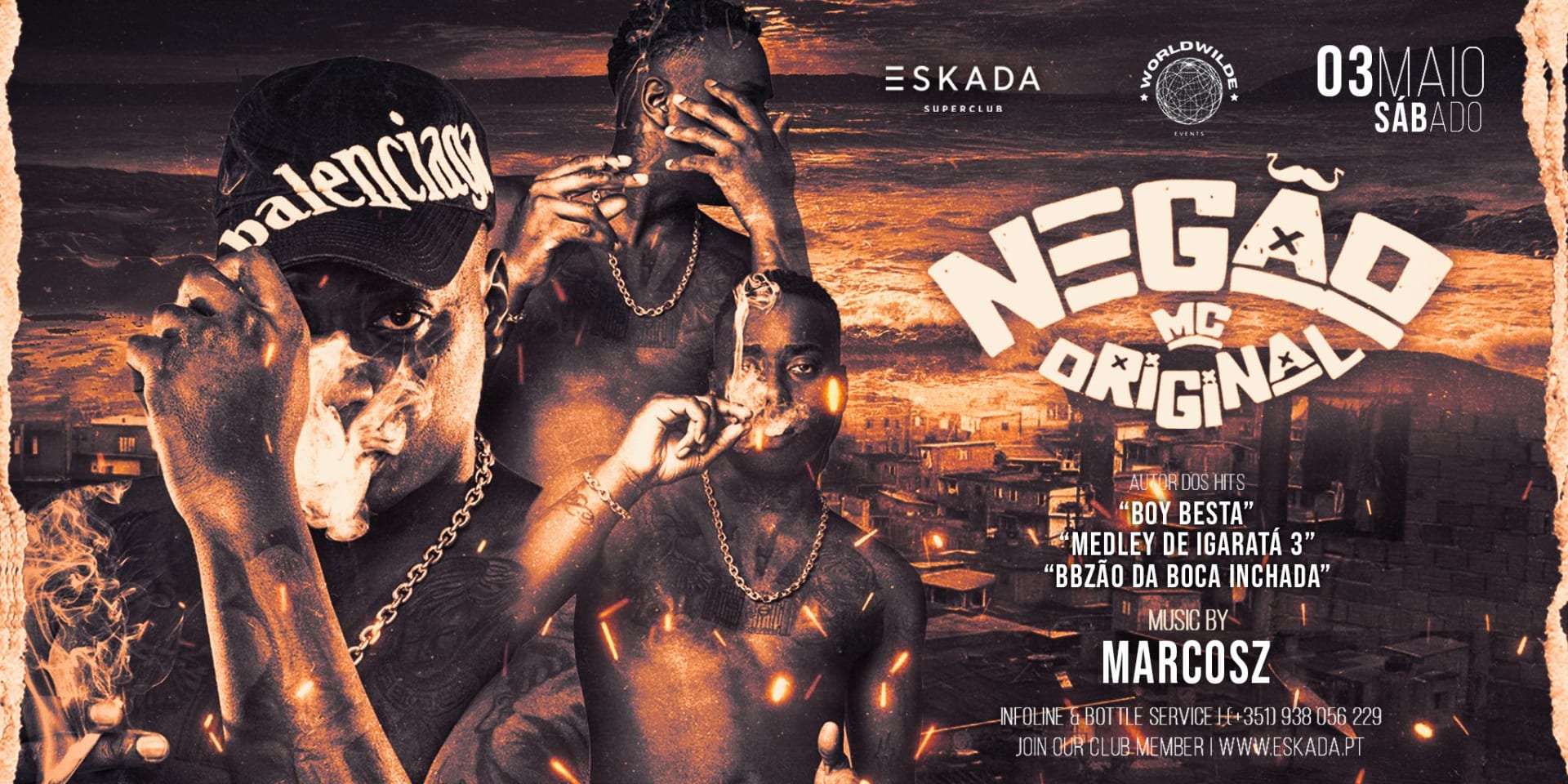 MC Negão Original · Datas de digressão, música & mais