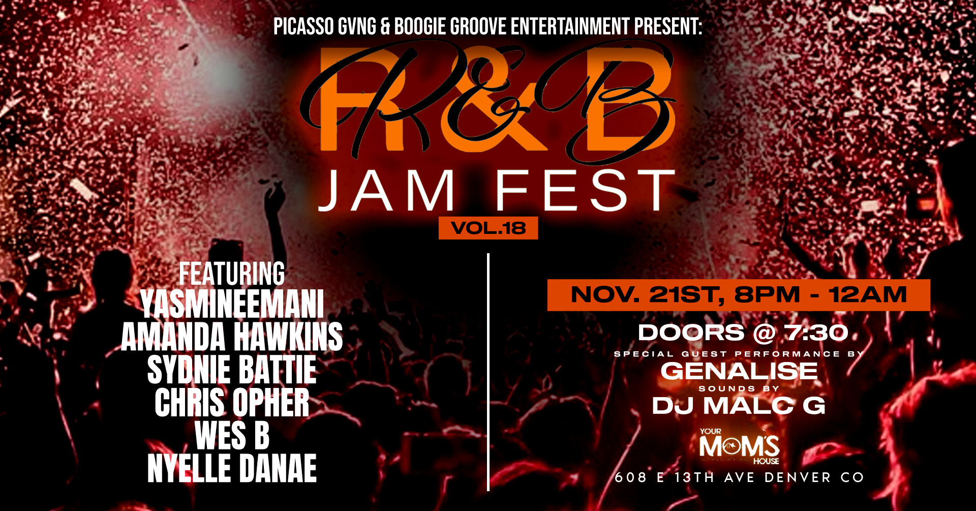 R B Jam Fest Vol. 18 Denver Shotgun Tickets