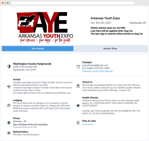 Showman | Livestock Show Management Software