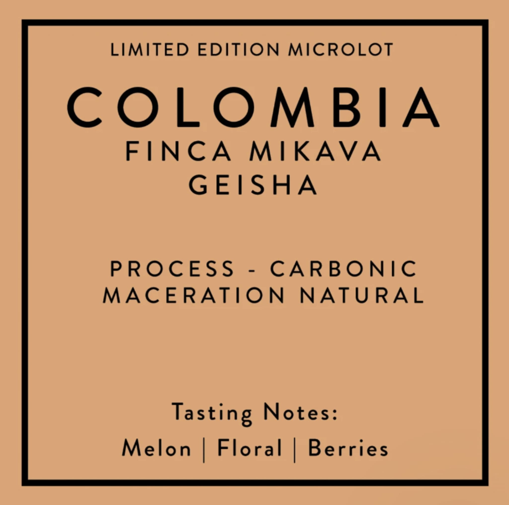 Colombia - Finca Mikava Geisha — Horsham Coffee Roaster | Coffeeopia