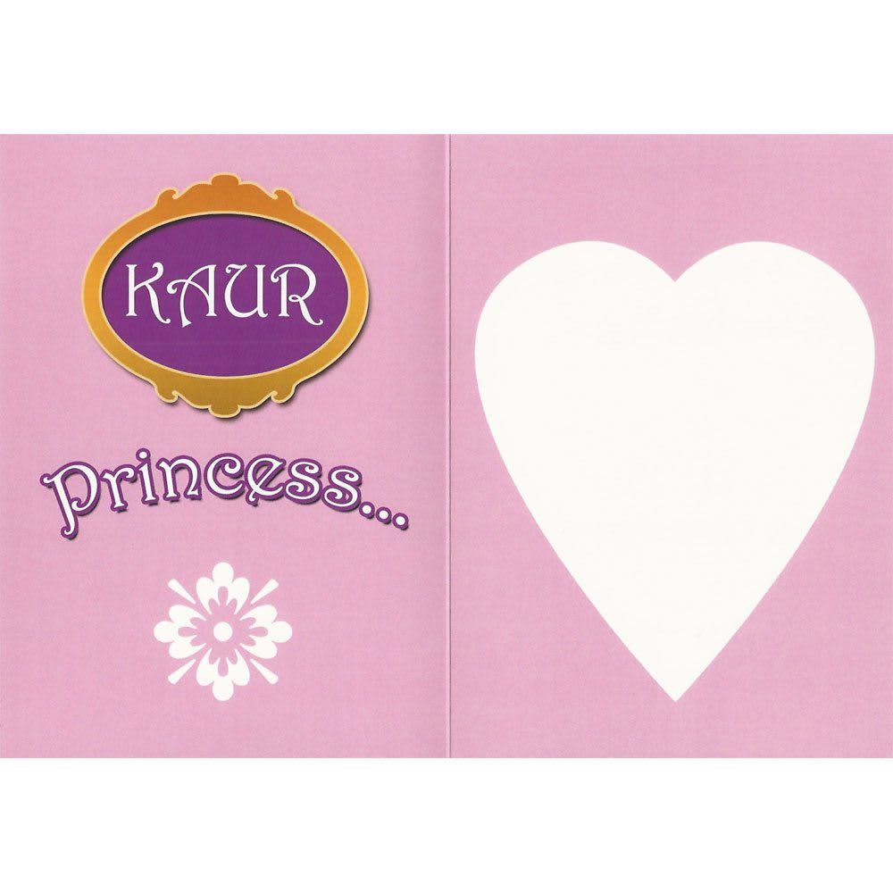 Happy Birthday Card - Kaur Princess - SikhiStore