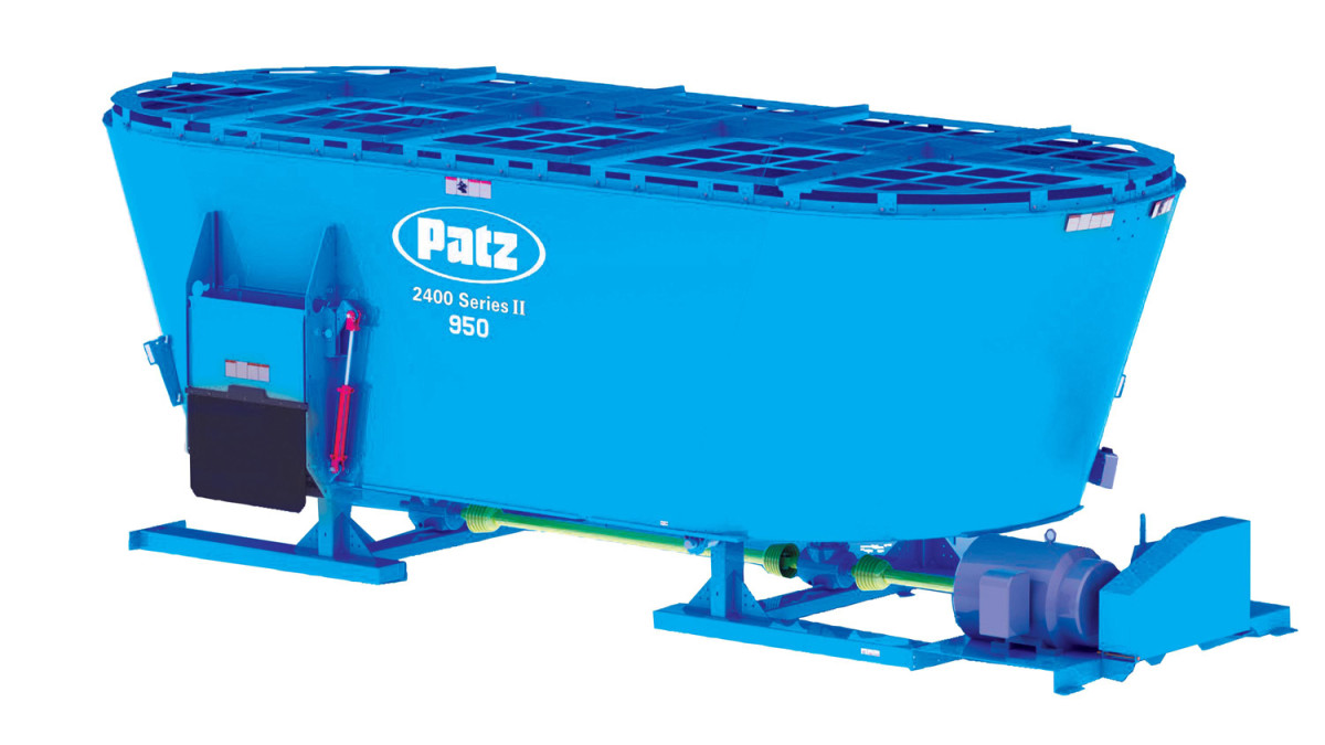 Manufacturers > Patz > Vertical Feed Mixers > Model 2400 Stationary ...