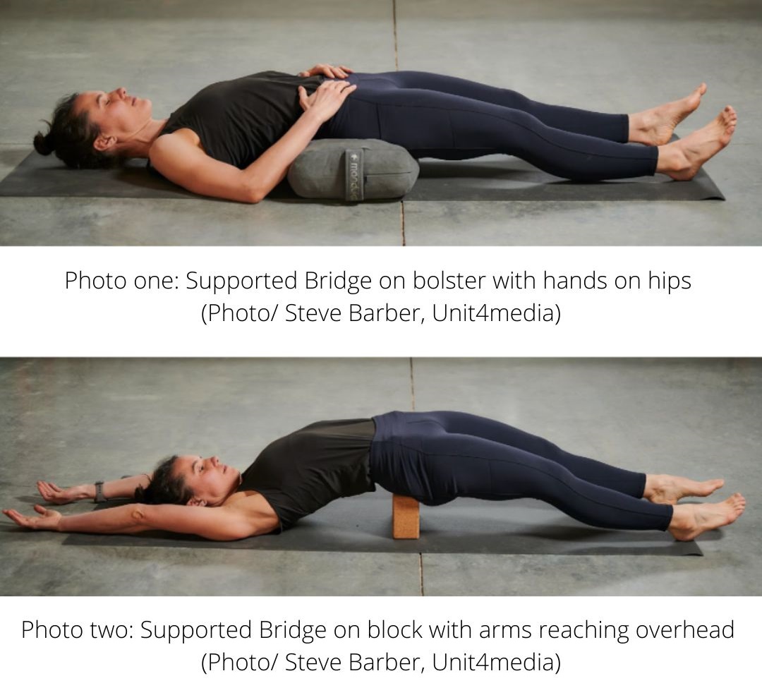 Supported Bridge Pose