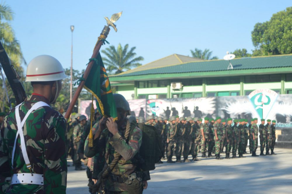 Selamat Bergabung di Yonif 122/TS kepada 58 Prajurit TNI