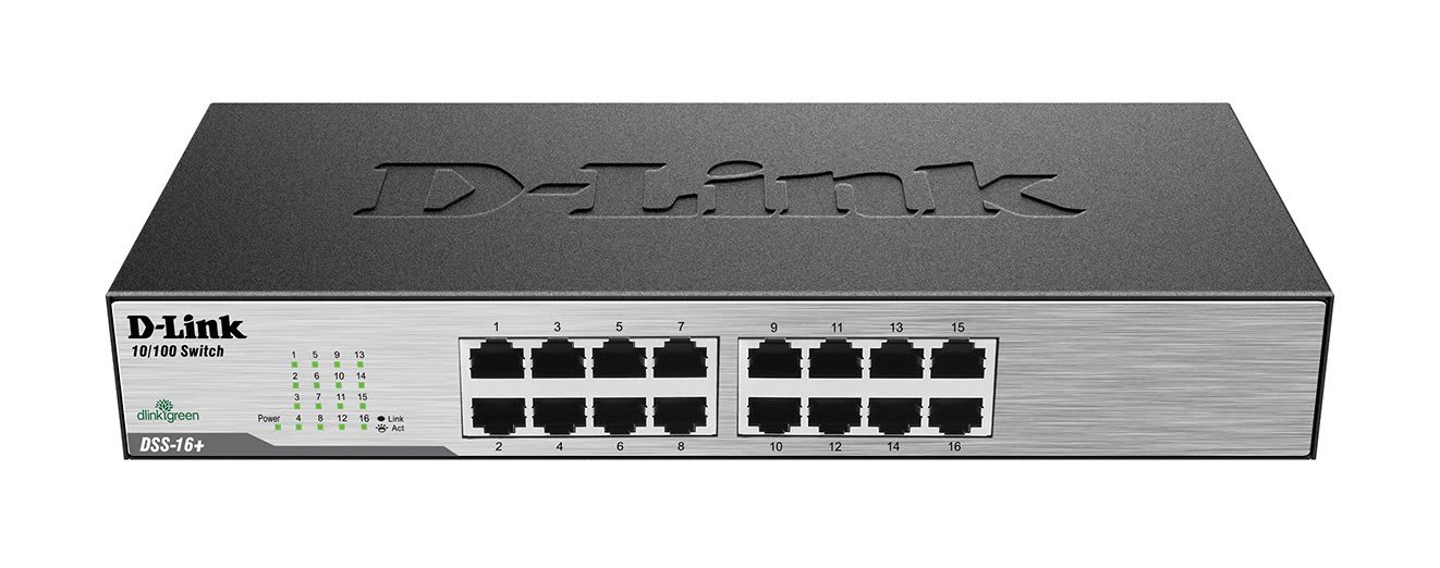 16 Port D-Link Fast Ethernet Rack Mount Switch | Tronik Electronics Store