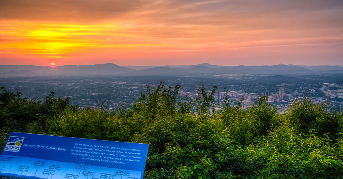 Where to See the Best Sunsets in Virginia's Blue Ridge | Roanoke, VA