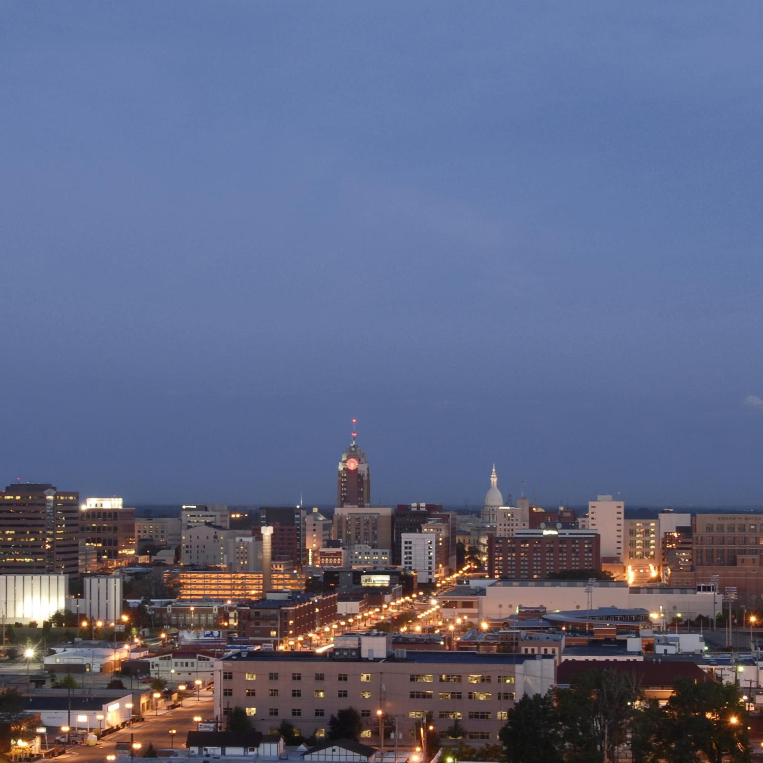 Lansing Michigan Skyline