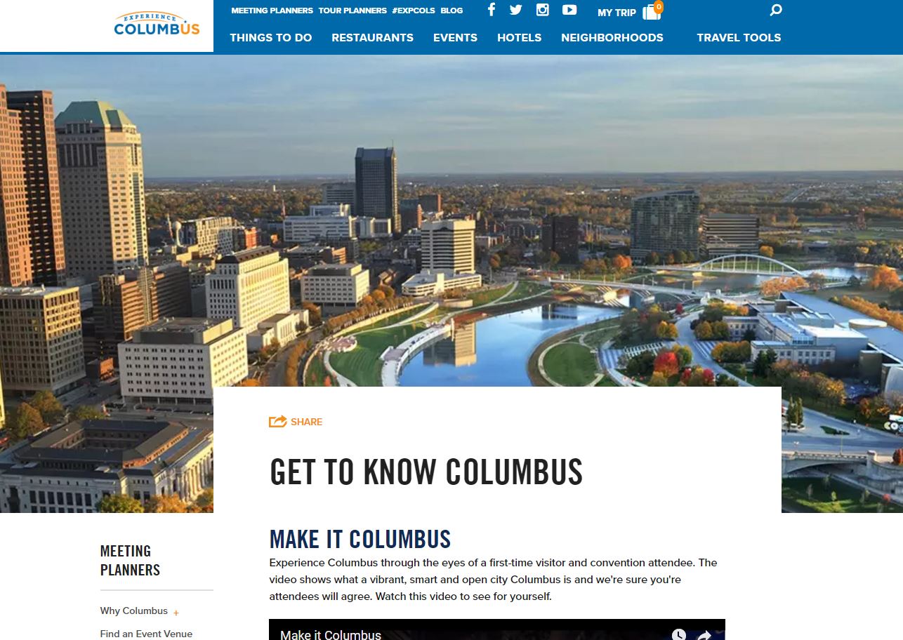 Experience Columbus Launches New Website