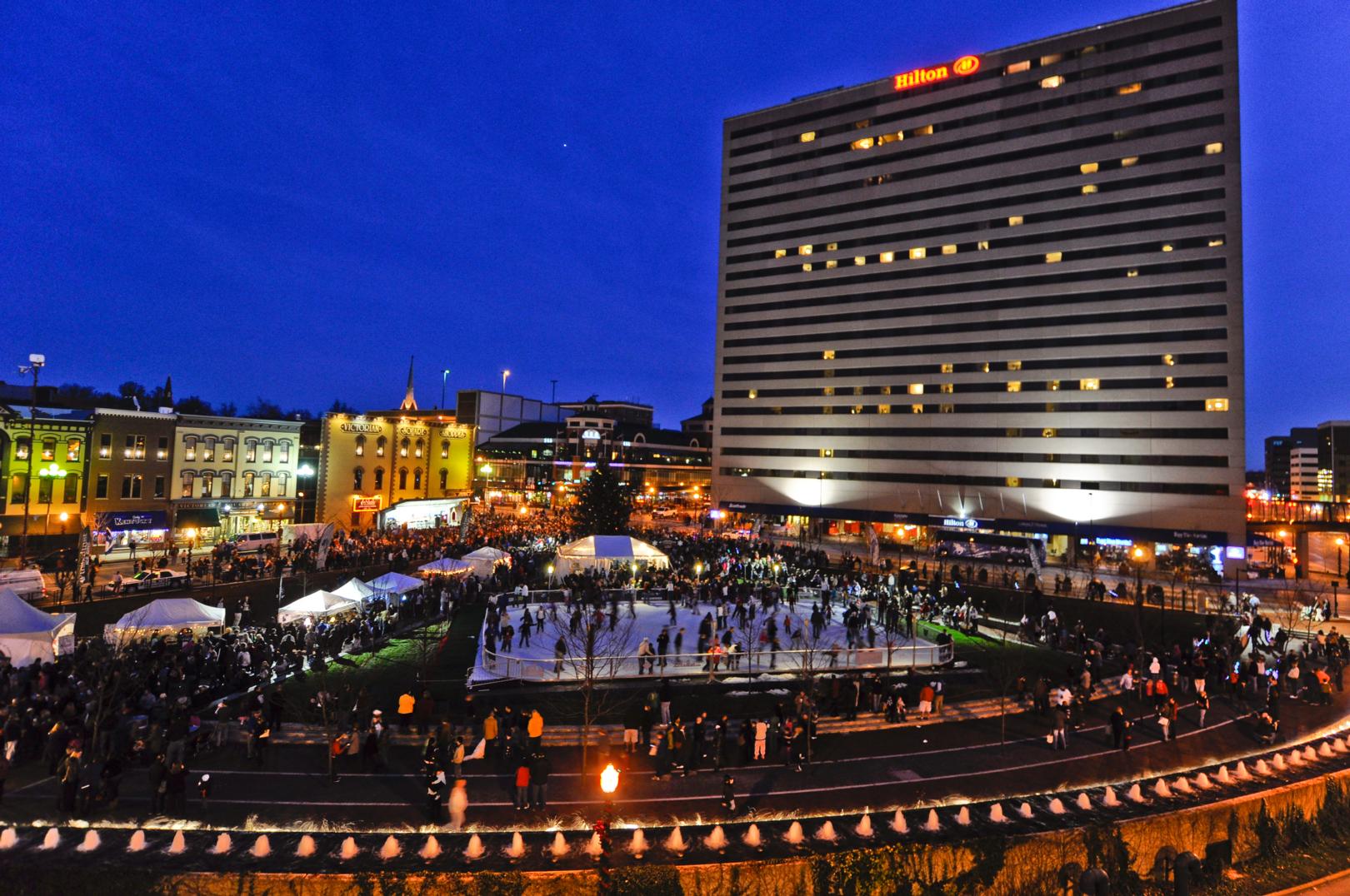 Triangle Park Ice Skating Ice Skate In Liverpool BOXPARK