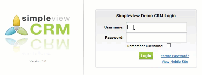 Logging Into Your Simpleview CRM | Granicus Support