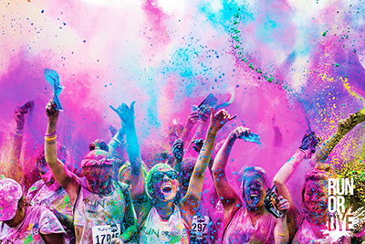 The Run or Dye Colorstorm is Coming to Downtown Flint