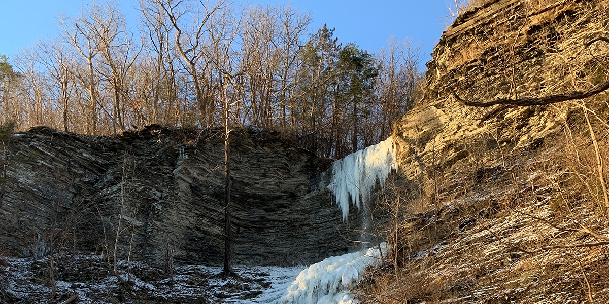 Hamilton Frozen Waterfalls