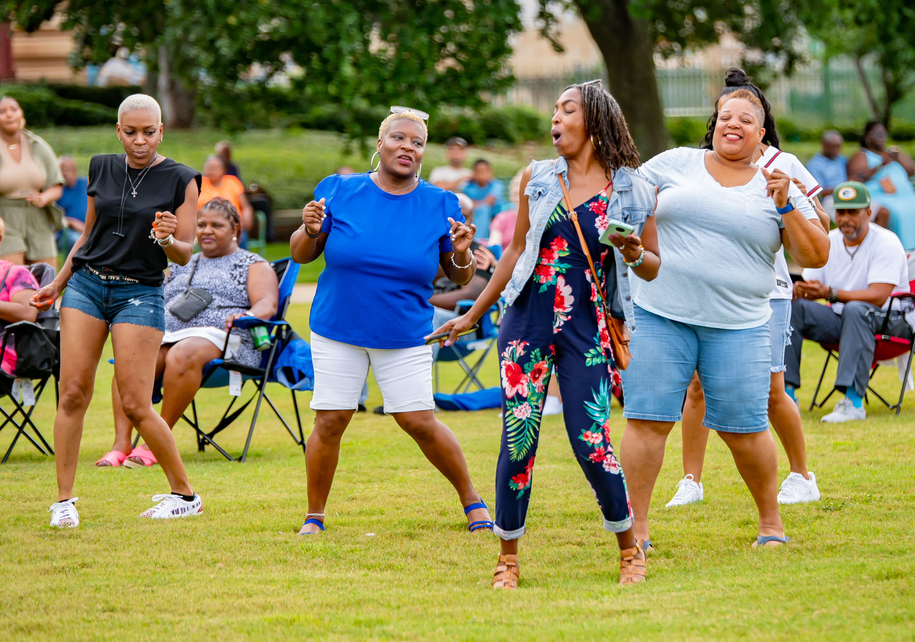 African American Family Having Fun