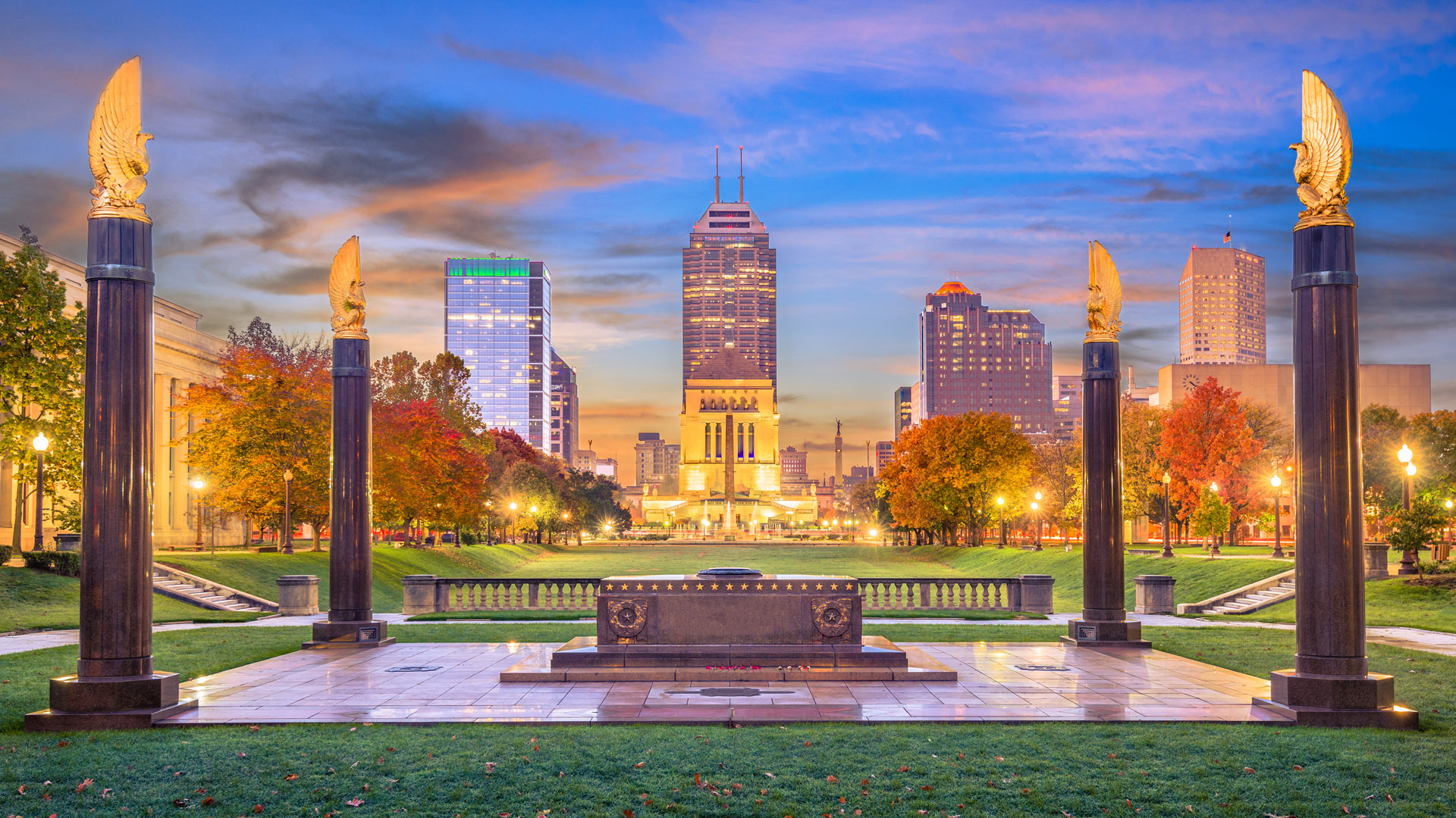 Indianapolis Beautiful Scenery Indianapolis, Indiana Panoramic City