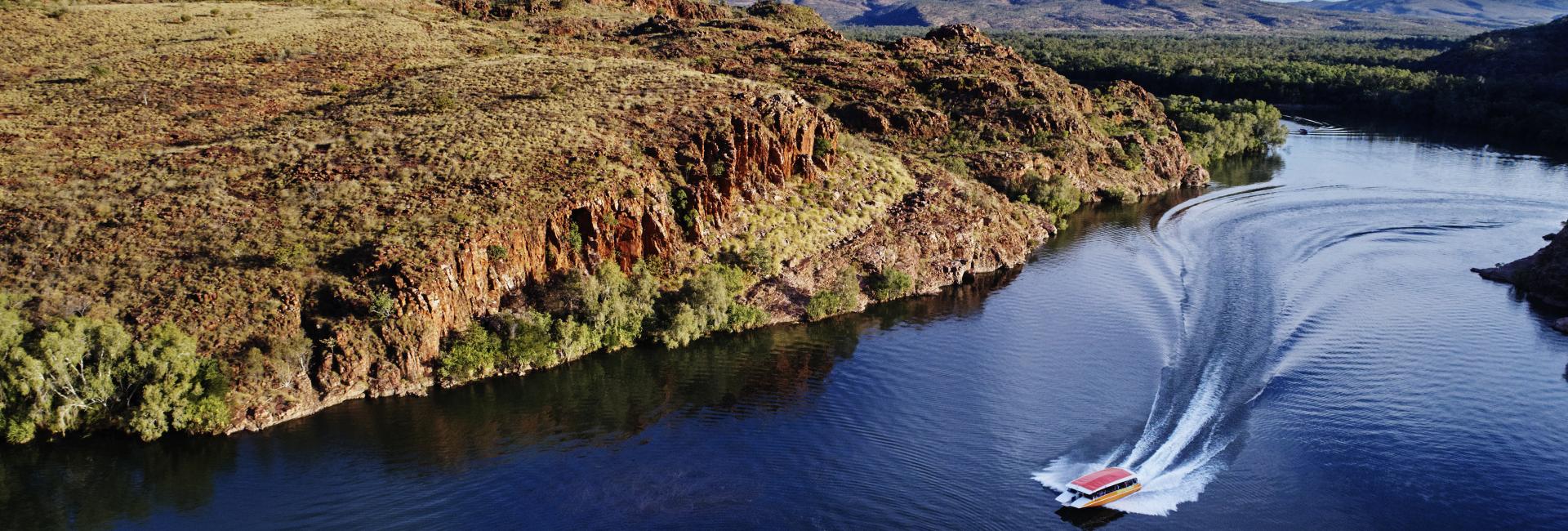 Ord River Elephant Rock And Ord River, Kununurra Carlton Ridge.