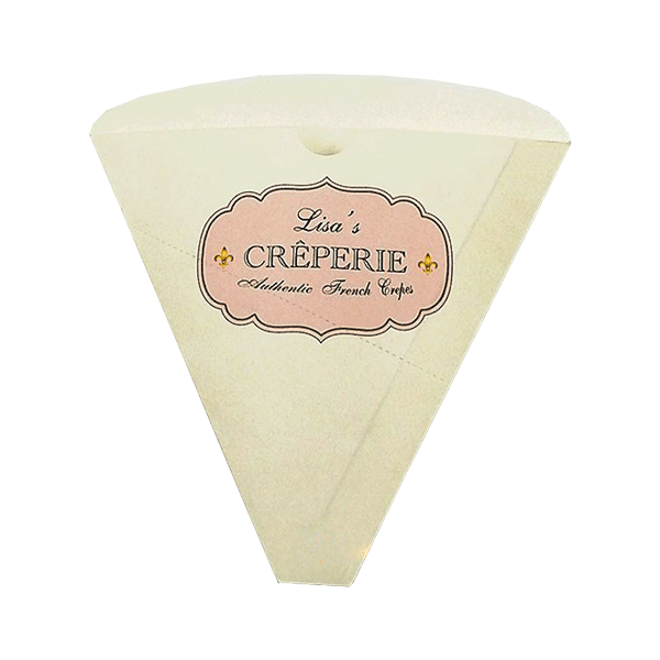 Crepe Cone Packaging | Printed Cardboard Crepe Cone Holders | Sire Printing