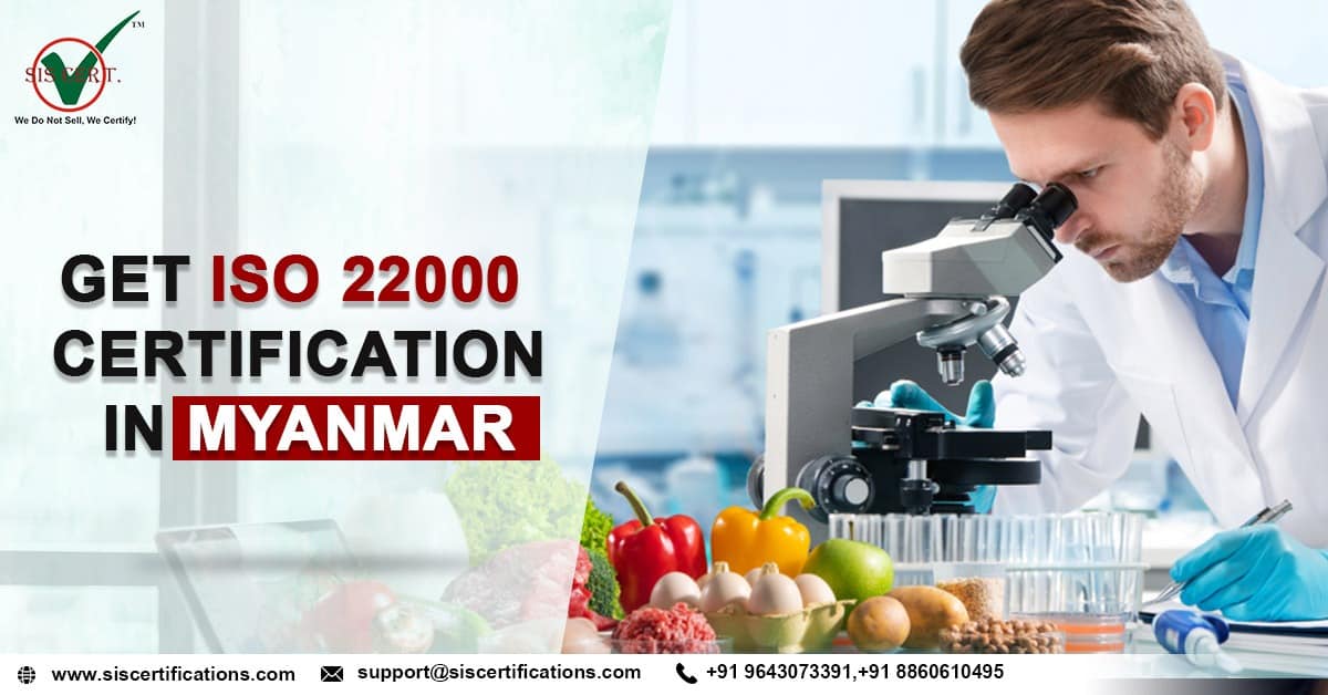 Apply ISO 22000 certification in myanmar | Sis Certifications