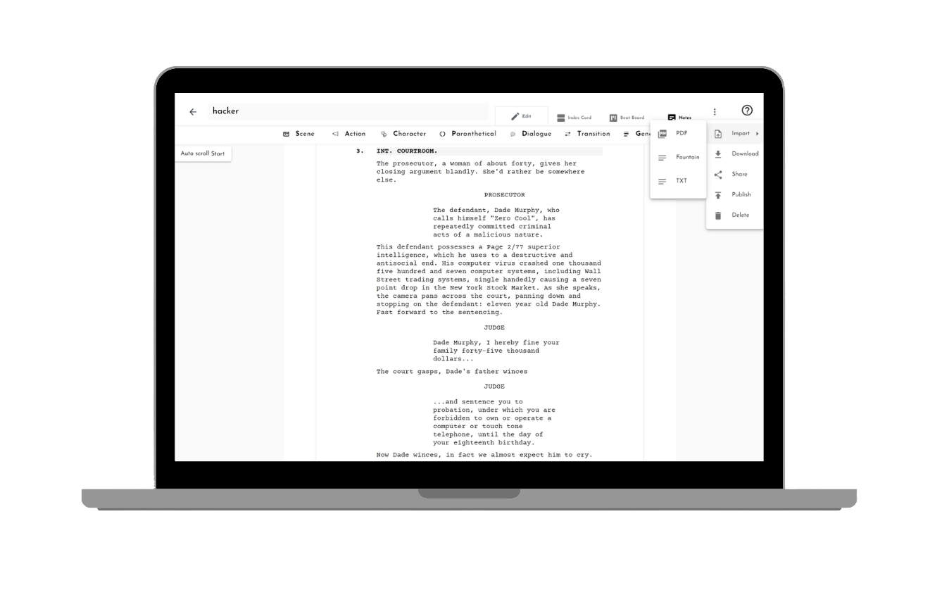 Studiovity Screenwriting Software: Streamline Your Writing Process