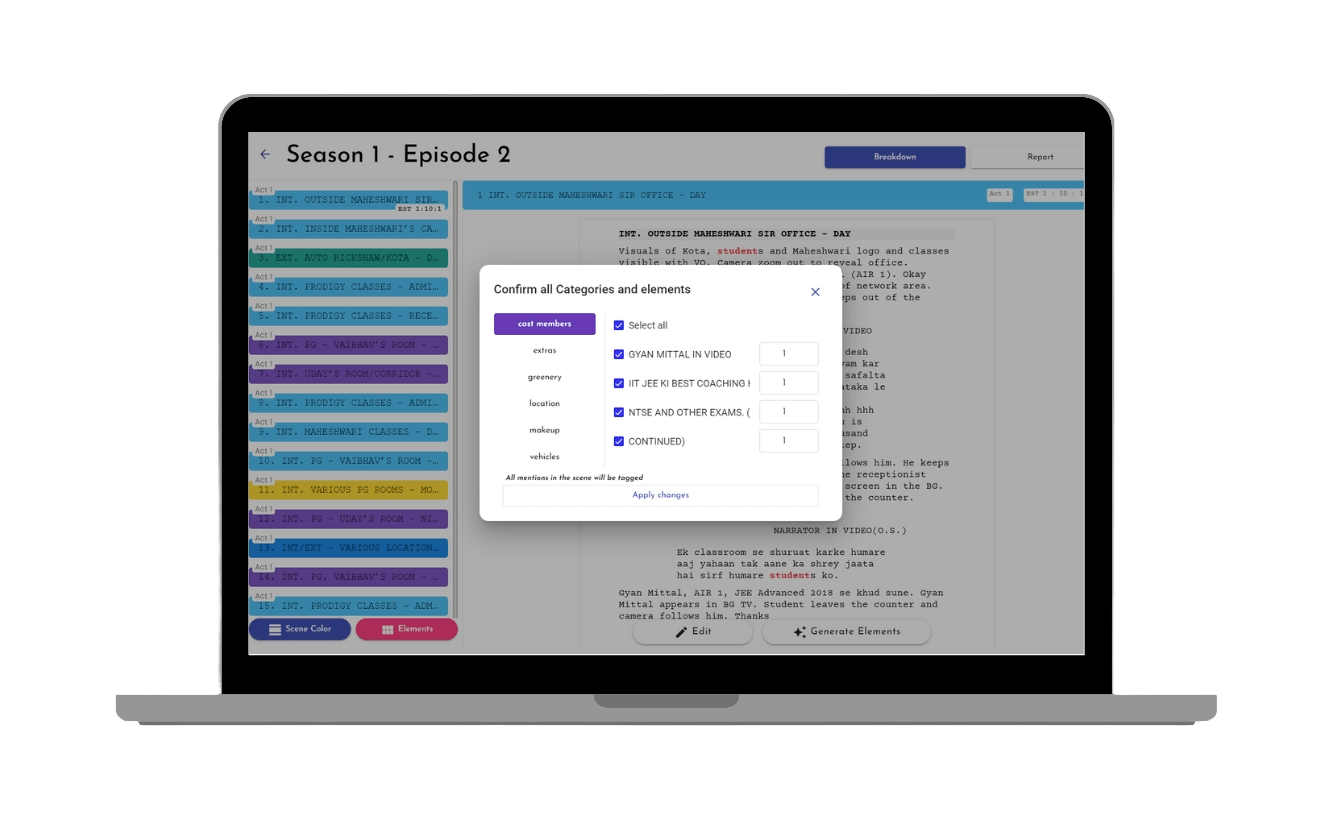 AI based Script Breakdown Software: Unlock Your Free Trial