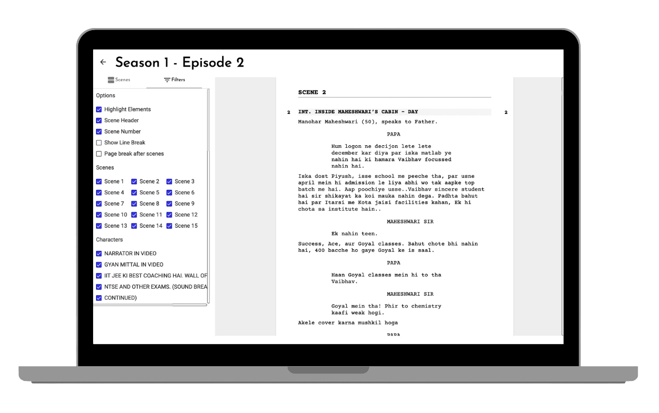 AI based Script Breakdown Software: Unlock Your Free Trial