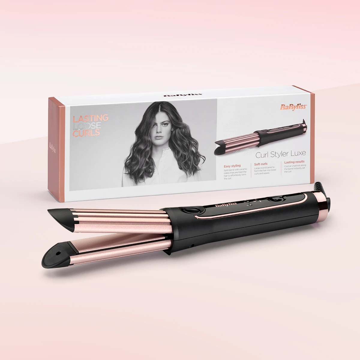 Ondulator de păr BaByliss Curl Styler Luxe, C112E, BaByliss din ...