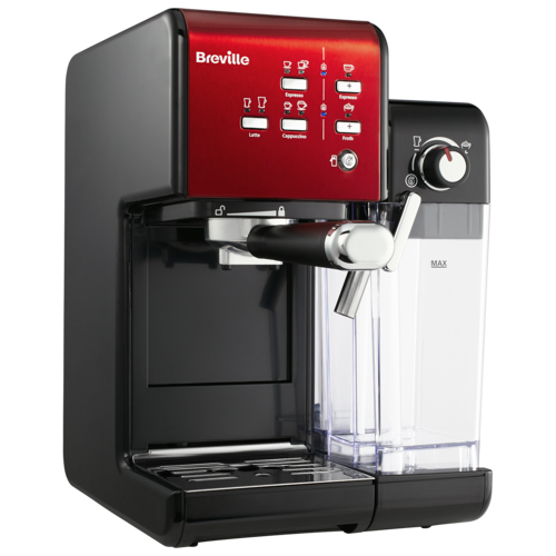 Espressor Manual cu Lapte Prima Latte II Red Breville, spumare lapte ...
