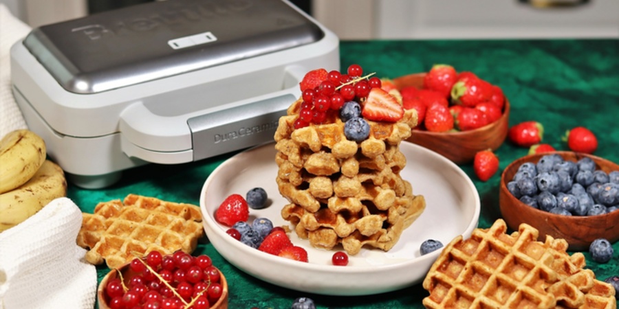 Rețetă gofre fără gluten la aparat de gofre Breville DuraCeramic by ...