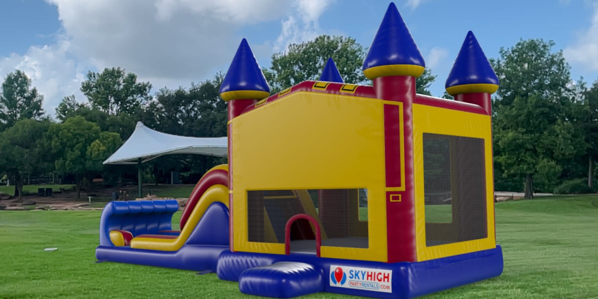 USA 3in1 Ninja Turtles Obstacle w/ Wet or Dry Slide Rentals Sky High ...