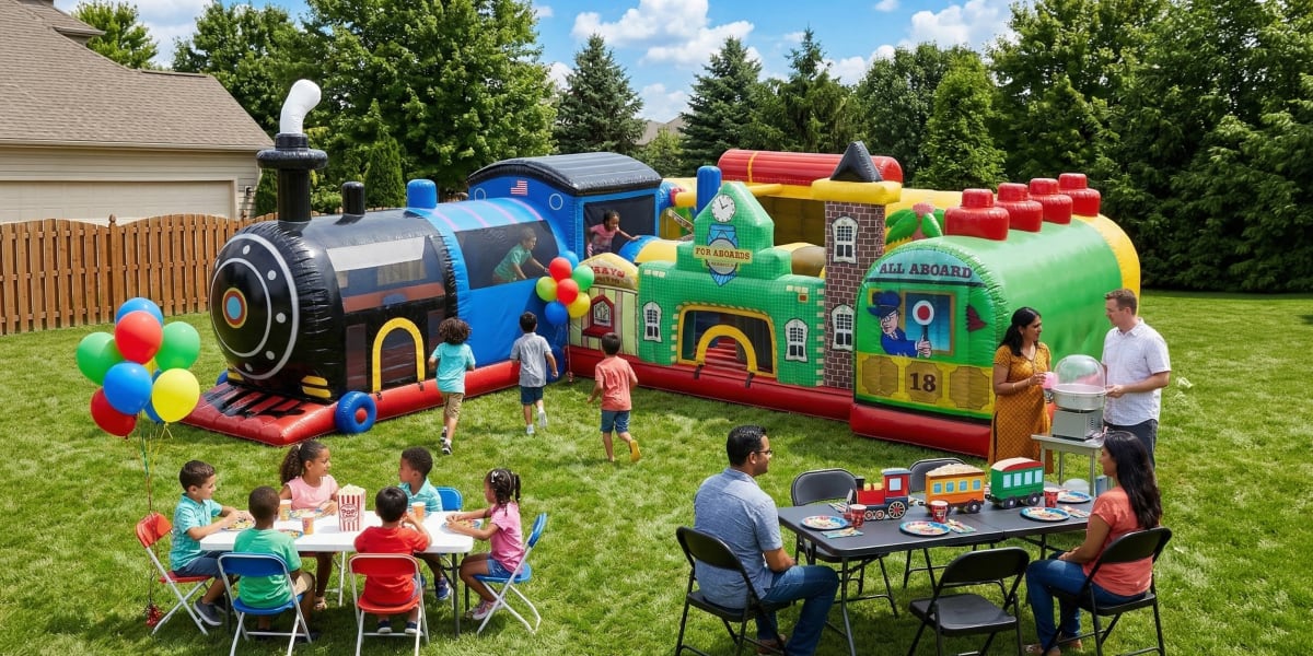 Fun Express Station Obstacle Course Rental USA Parties | Sky High Party ...