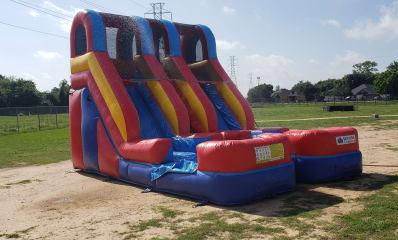 USA | Dual Lane Inflatable Slide | Sky High Party Rentals