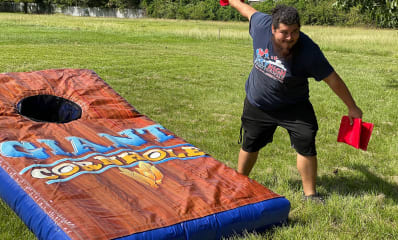 USA Giant Inflatable Corn Hole Rentals | Sky High Party Rentals