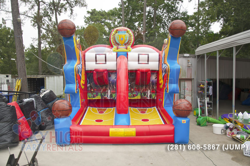 Houston Shooting Stars Basketball Shootout Rentals SkyHighPartyRentals