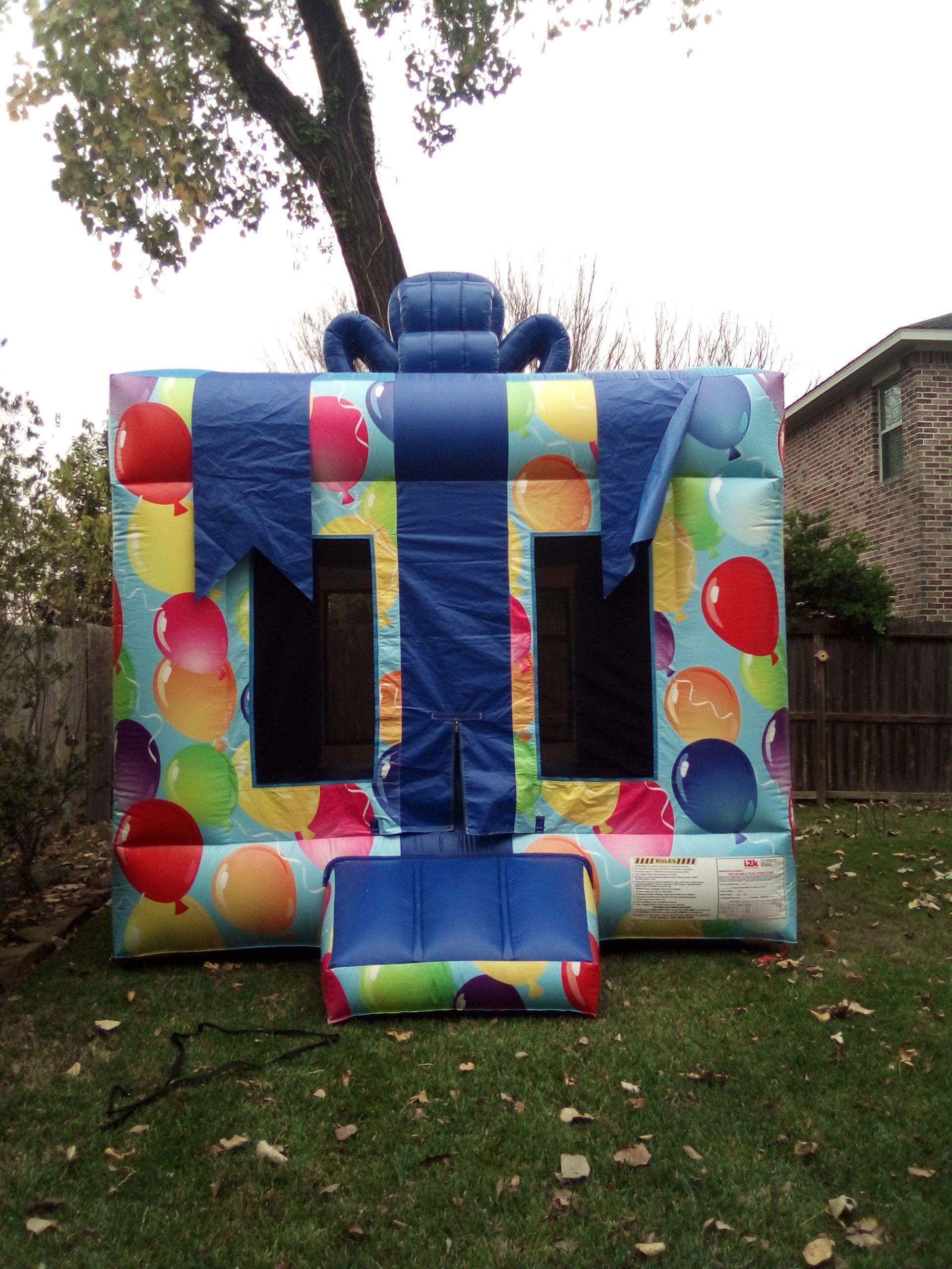 USA Birthday Present Bounce House | Sky High Party Rentals