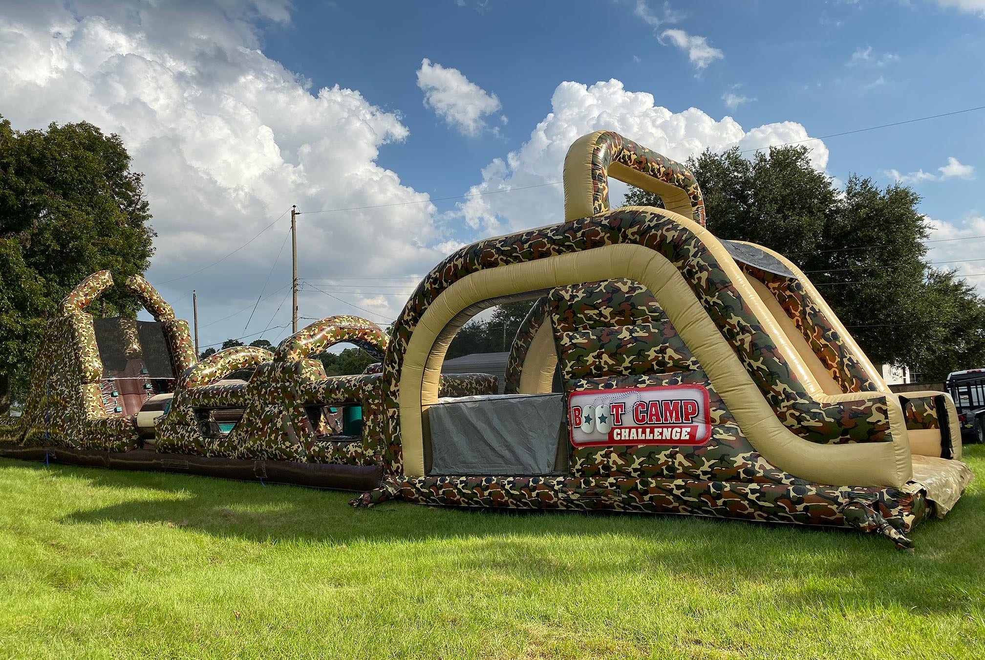 USA Military Camp Obstacle Rentals | Sky High Party Rentals