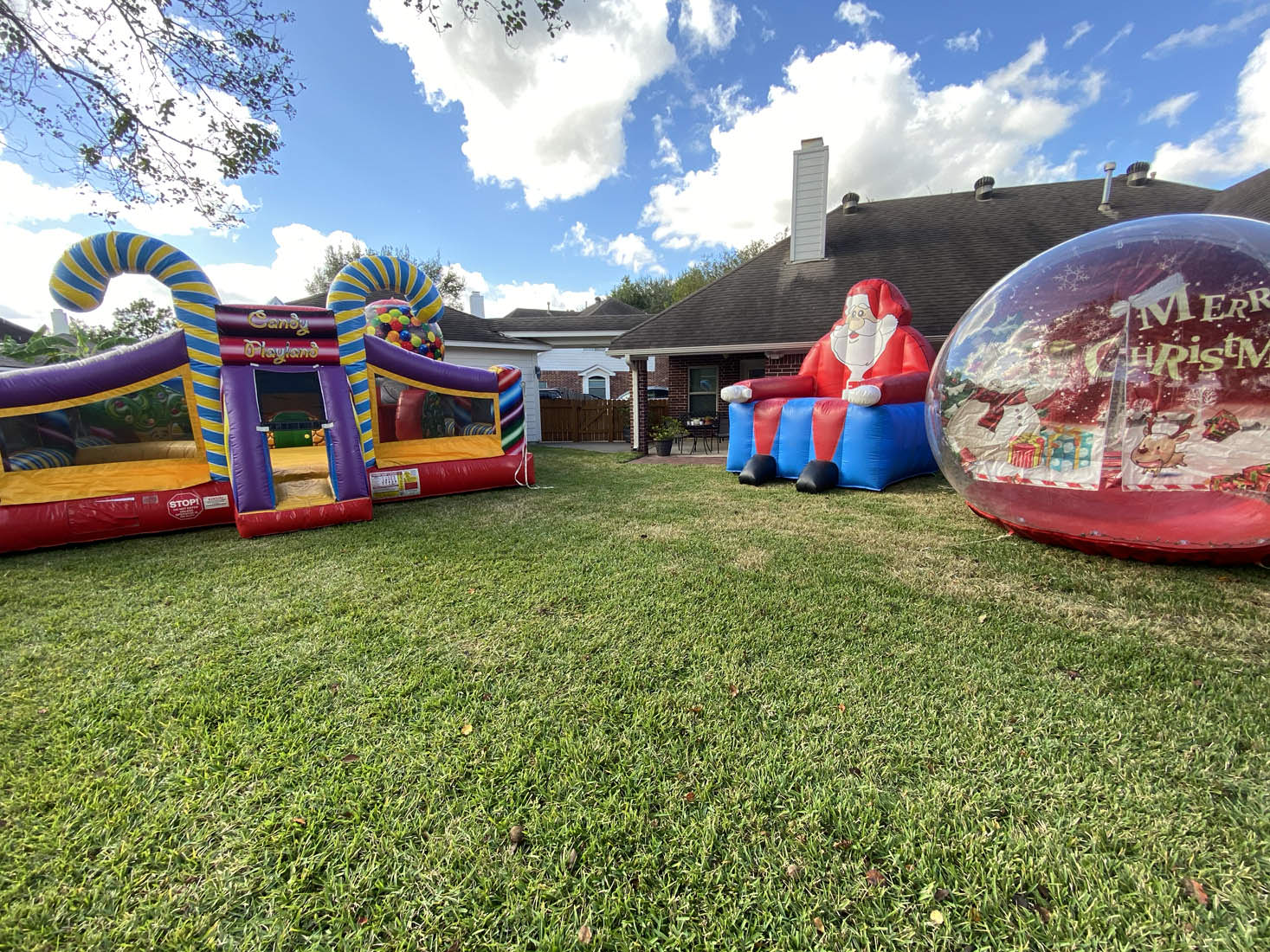 USA | Inflatable Santa Chair | Sky High Party Rentals