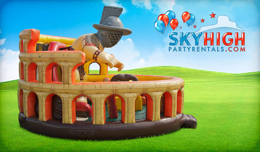 Dallas| Fort Worth| Gladiator Obstacle Course Rentals SkyHighPartyRentals