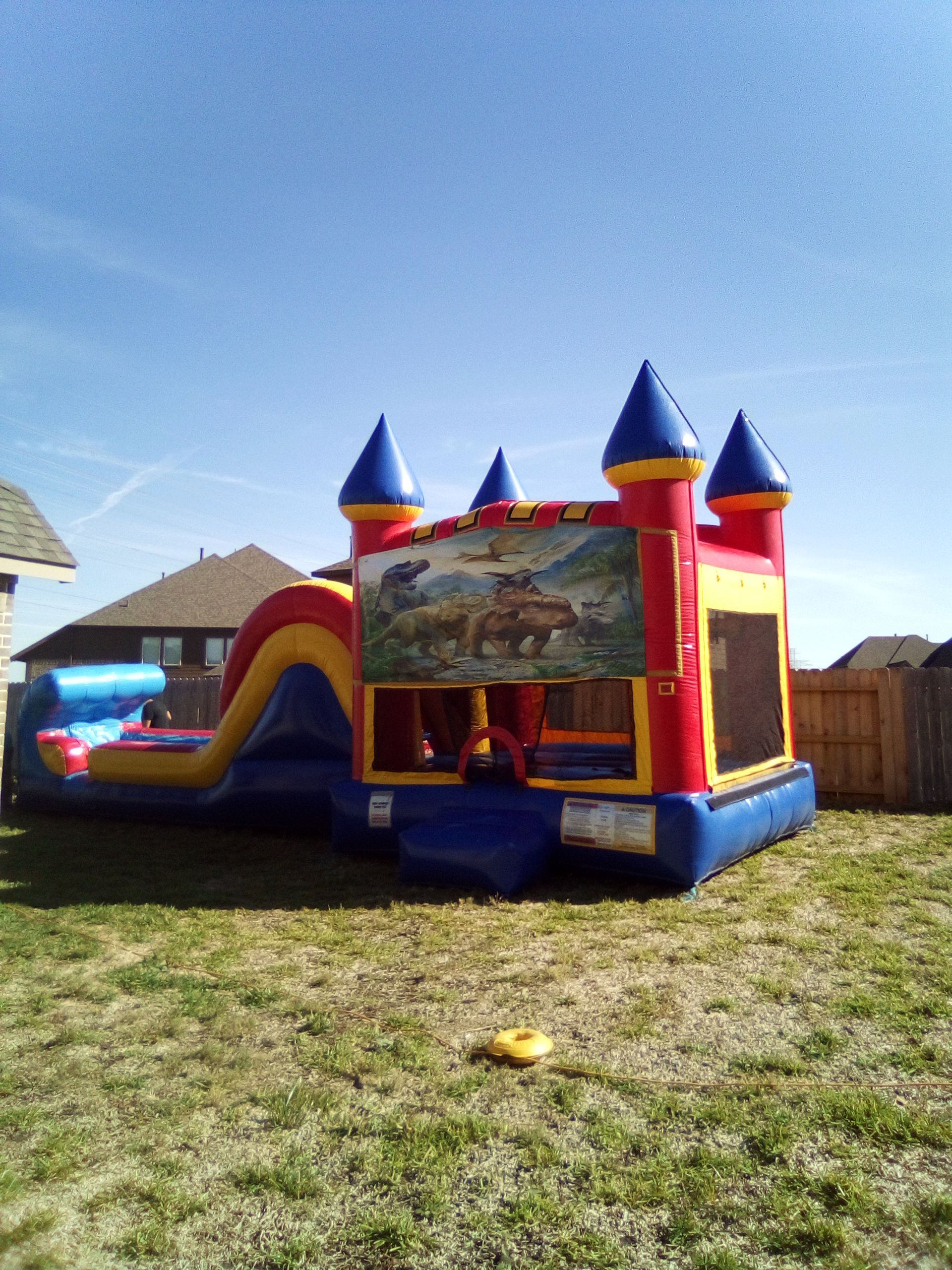 Houston, TX Dinosaur Bounce House Combo | Sky High Party Rentals