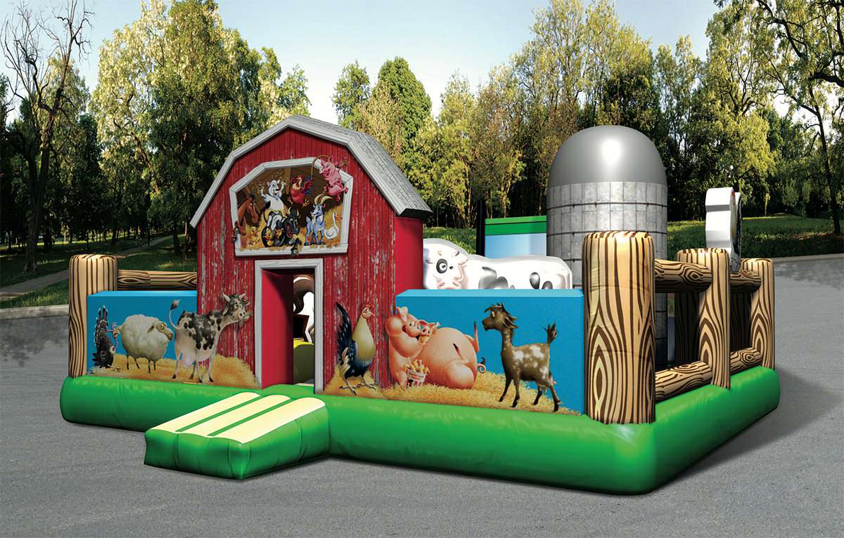 Houston Farmyard Toddler Bounce House Rentals SkyHighPartyRentals