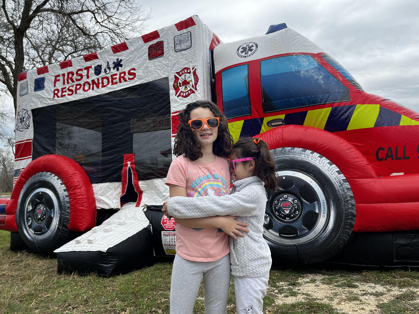 First Responders Ambulance Combo Rentals Houston | Sky High Party Rentals