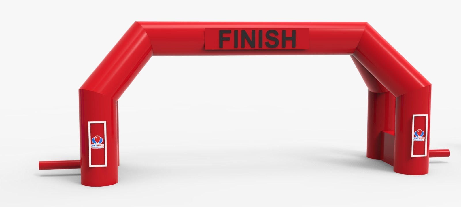 Red Inflatable Race Track Arch Dallas Forth Worth | Sky High Party Rentals