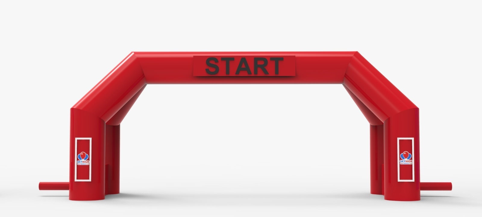 Red Inflatable Race Track Arch Rental | Sky High Party Rentals