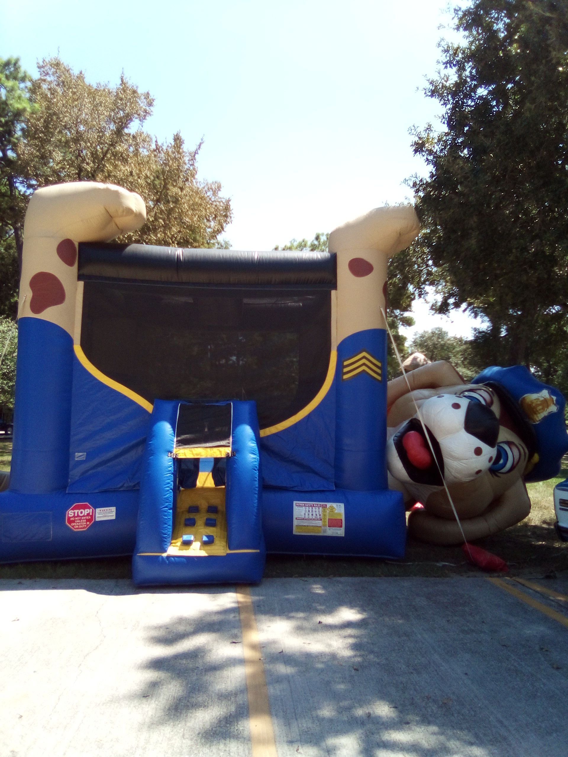 USA Police Dog Bounce House | Sky High Party Rentals