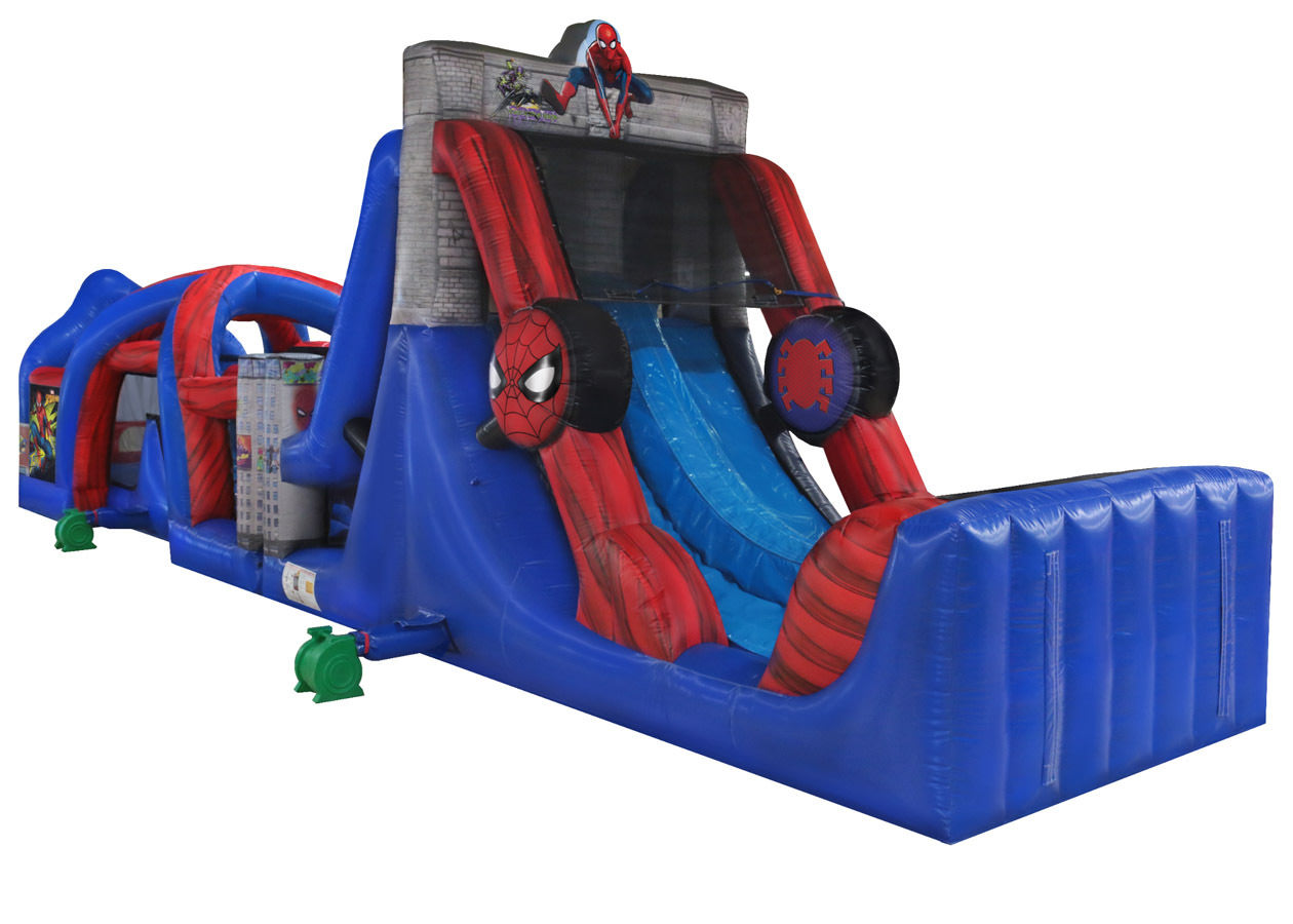 USA 50ft Spider-Man Obstacle Course | Sky High Party Rentals