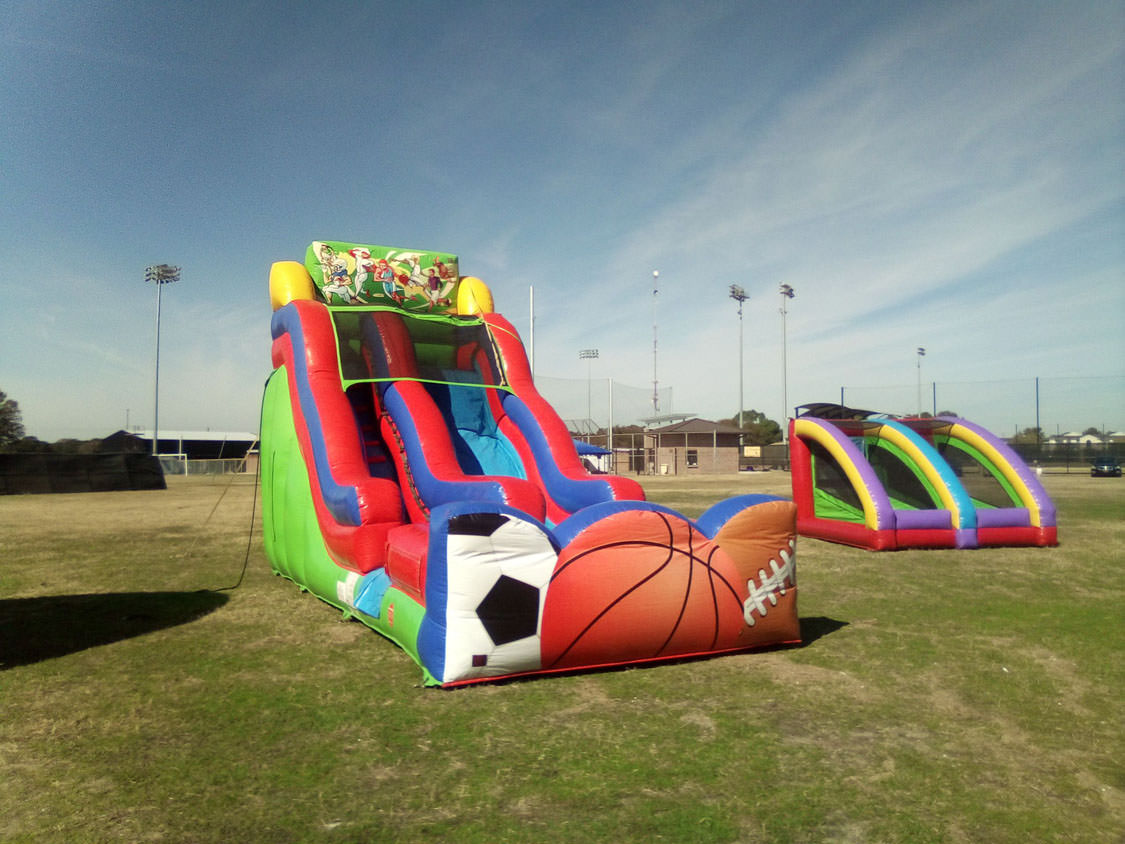 Austin | San Antonio | 18ft Sports Slide (Wet & Dry) Rentals ...